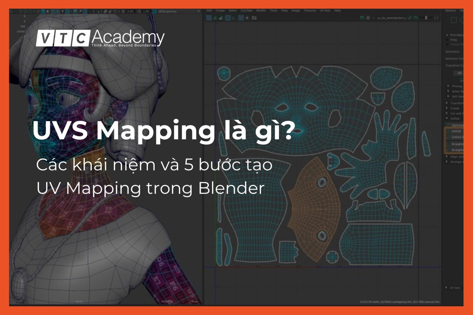 UV Mapping là gì? Các khái niệm và 5 bước tạo UV Mapping trong Blender ...